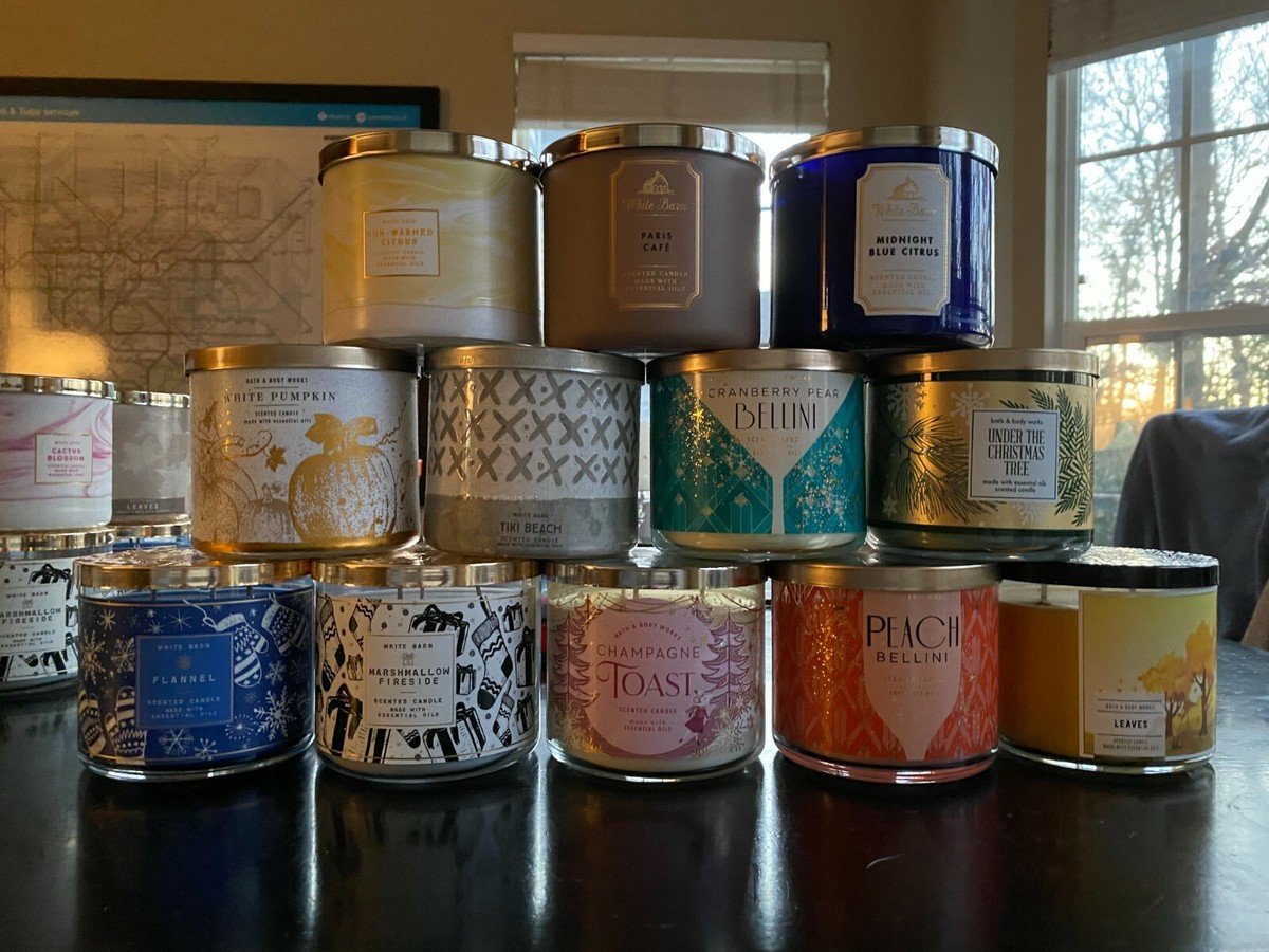 Premium 3-Wick Flannel Candle Scent - Cozy Winter Fragrance Collection ...